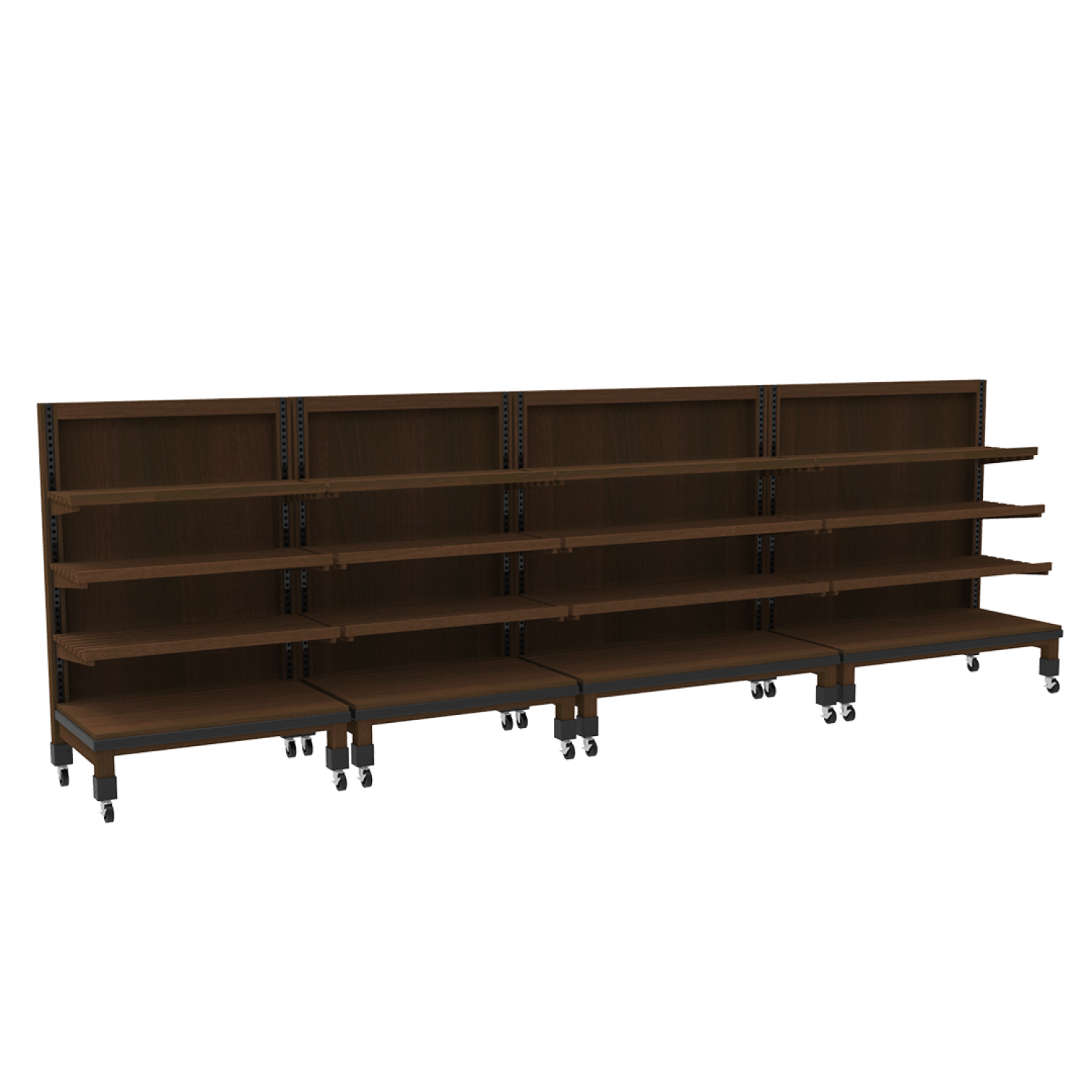Mobile Shelving Display | Bakery Shelving Displays | Mobile Shelving ...