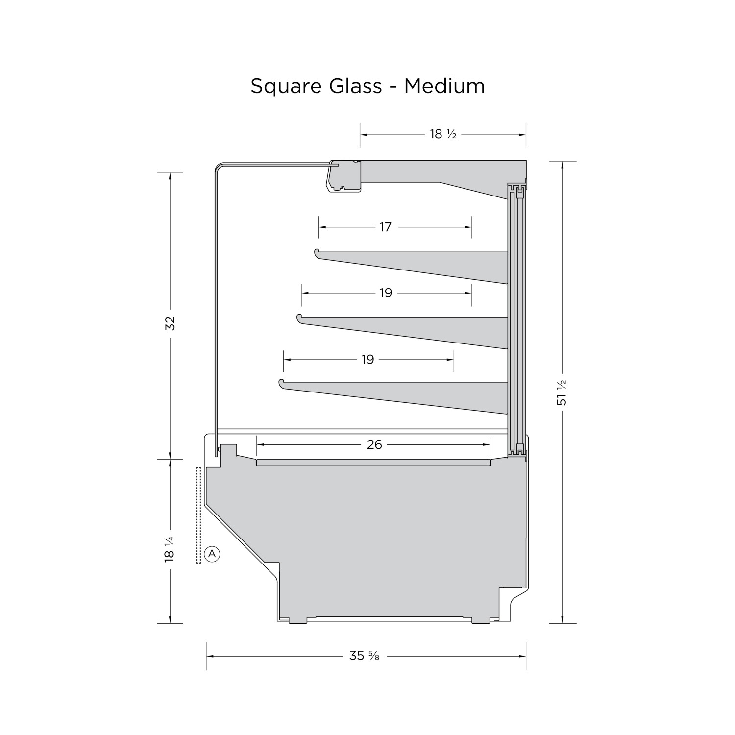 Full Service High Capacity Display | Refrigerated Bakery Displays ...